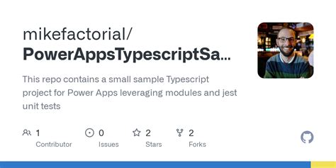 github mikefactorial powerappstypescriptsample this repo contains a small sample typescript