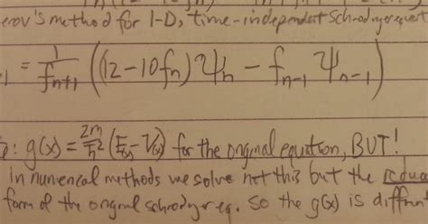 How To Blow Up The World Numerov Method For Solving Schrodingers 1d