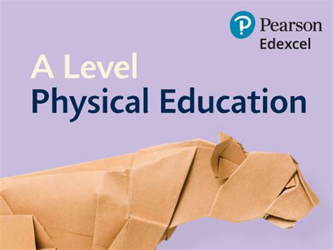 A Level Pe Edexcel 4 3 Goal Setting Teaching Resources