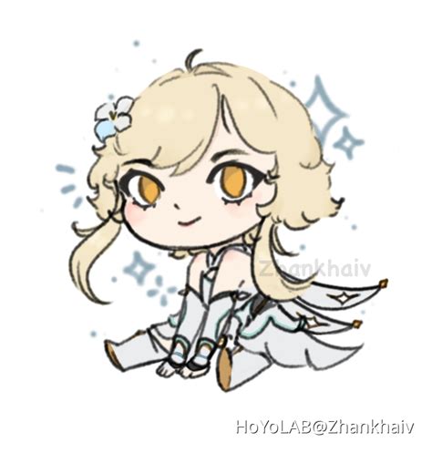 Chibi Lumine Genshin Impact Hoyolab