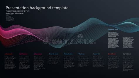 Background Abstract Lines Waves Pattern Design Stock Vector