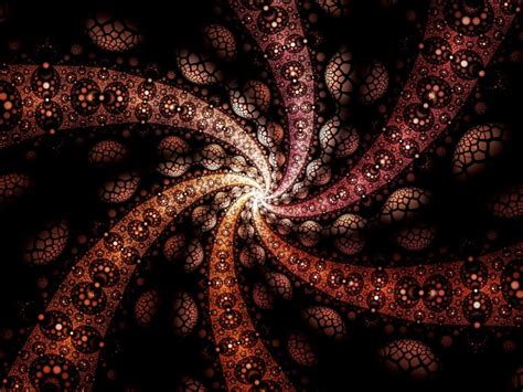 Free Download Hd Png Fractal Lines Twisted Vortex Glow 4k Wallpaper