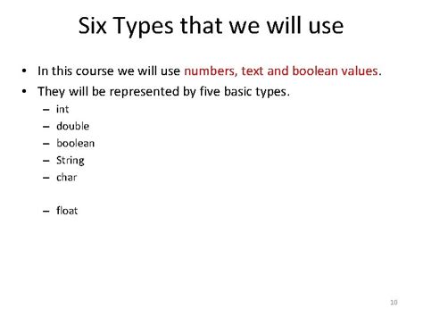 Variables Types Operations On Numbers Cse 1310 Introduction