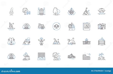 High Tech Garden Line Icons Collection Hydroponics Aeroponics