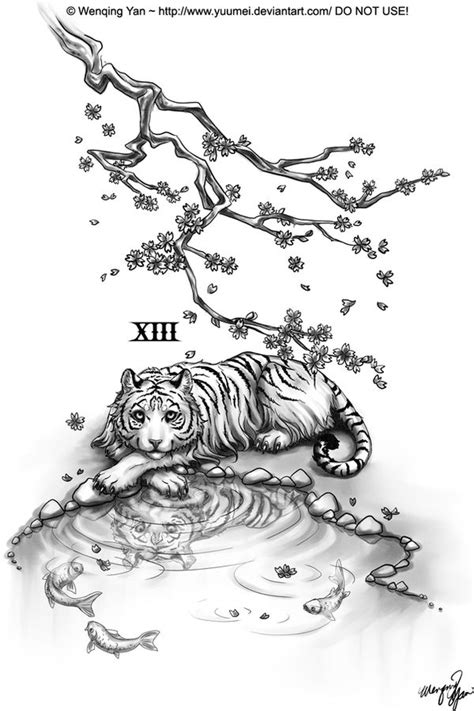 White Tiger Commission By Yuumei On Deviantart