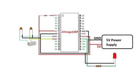 Program And Upload Bootloader In New Atmega328p Ic Program Attiny254585 Atmega8 With Arduino