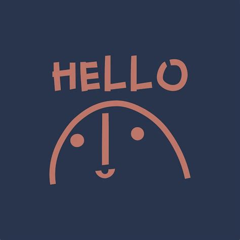 Premium Vector Hello