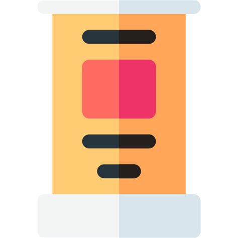 Rollup Basic Rounded Flat Icon