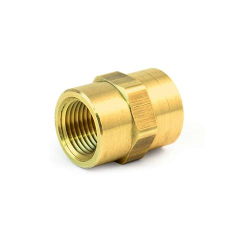 Brass Female Pipe Coupling 12 Fitting Raneys Truck Parts