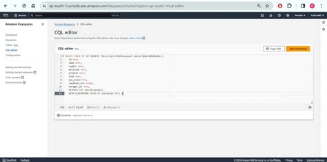 What Is Aws Keyspaces How To Setup Aws Keyspaces Geeksforgeeks