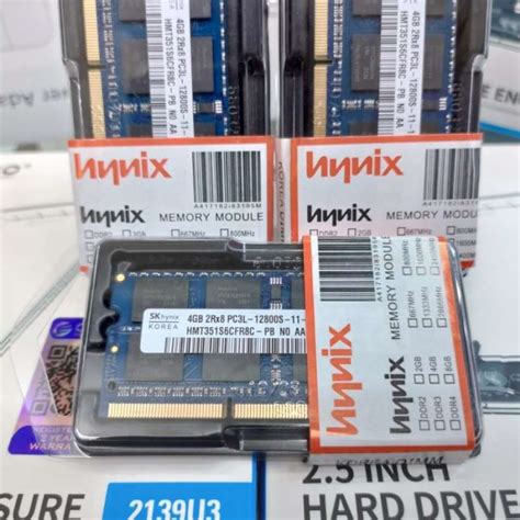 Promo Memory Ram Sodim Laptop Ddr3 4gb Pc3l 12800 Hynix New Diskon 23 Di Seller Mari Cell