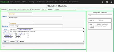 Github Jdavis2007cukeboard This Repository Contains A Web Application To Use With A Cucumber