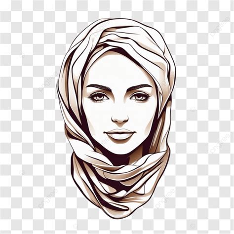목에 스카프를 두른 여자 가진 여자 그녀의 목에 스카프 만화 Png 일러스트 및 이미지 에 대한 무료 다운로드 Pngtree