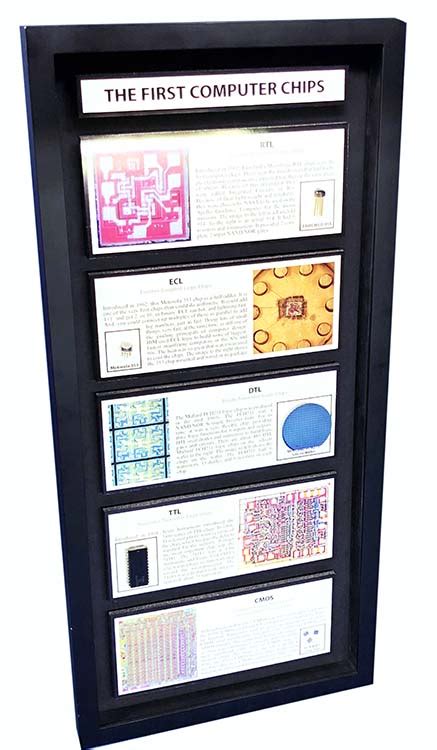 Early Computer Chips The Firsts Logic Chips Silicon Wafer Chip D Chipscapes