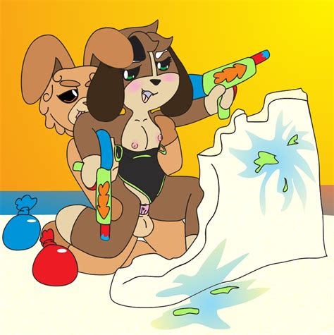 Rule 34 Beach Blush Canine Catalina Darion Female Flat Chest Flat