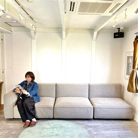 アルフレックス Arflex オムニオ Omnio 3人掛けソファ ハイタイプ 右アーム グレー 大きい セパレート ゆったり モダン