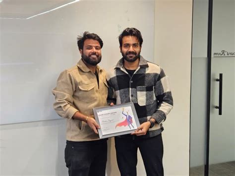 Thrilled To Be Recognized As The Sales Champion 🏆 A Heartfelt Thank You To Amit Balwada And Anuj