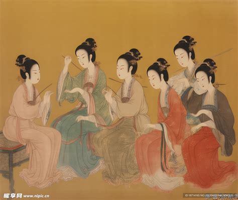 仕女图设计图绘画书法文化艺术设计图库昵图网