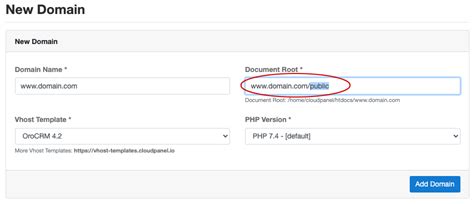 Orocrm 4 2 Cloudpanel Ce Documentation