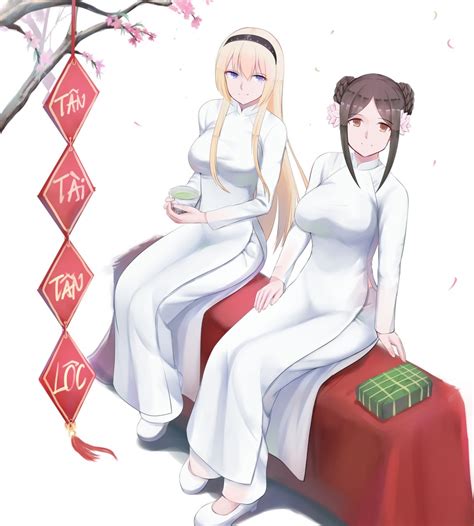 Irisdina Bernhard And Pham Thi Ran Muvluv And 2 More Drawn By Nguyen