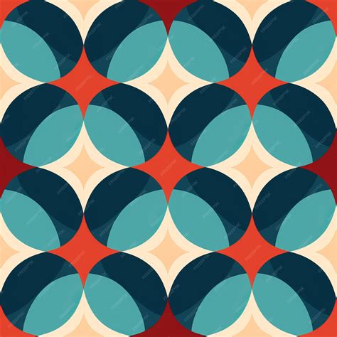 Retro Vibes Mesmerizing Geometric Circle Patterns Premium Ai Generated Image Retro Vibes Mesmerizing Geometric Circle Patterns Premium Ai Generated Image