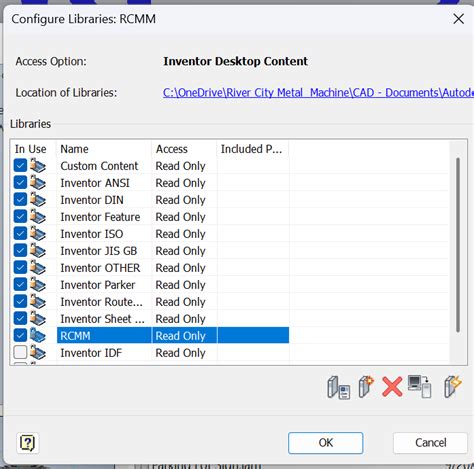 Custom Content Center Showing As Read Only Autodesk Community