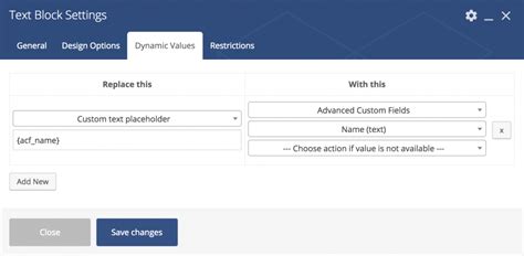 How To Replace Texts With Values From Acf Fields Custom Page Templates