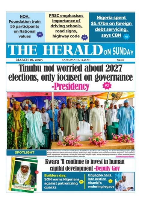 The Herald E Paper March 16 2025 The Herald Newspaper
