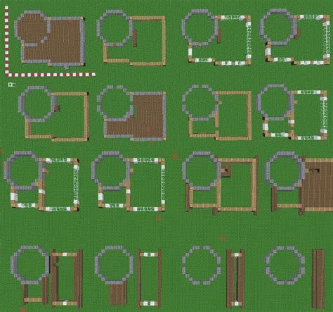 Minecraft Castle Blueprints Small My Castle And Courtyard