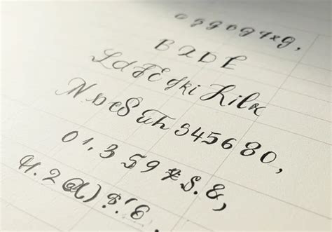 필기체 알파벳을 넘어 숫자 및 필수 기호 완벽하게 만들기 Cursivealphabet Cc