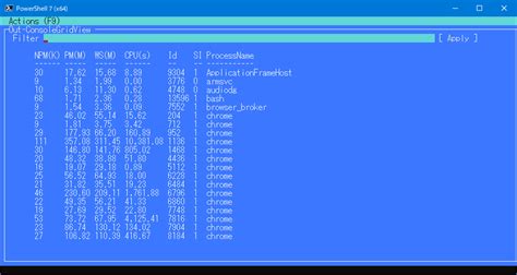 Powershell 再度帰ってきた？out Gridview Developersio