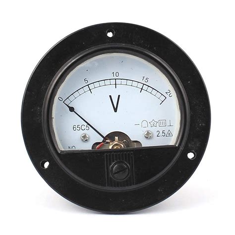 Analog Voltmeter Panel Meter For Dc 0 20v Voltage Measurement