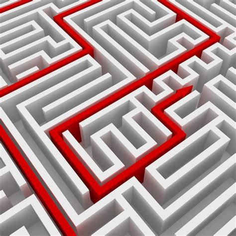 Premium Photo Maze And Arrow
