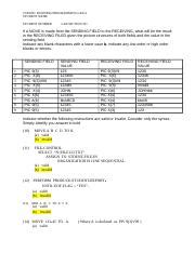 Lab Docx CST BUSINESS PROGRAMMING LAB Babe NAME Babe NUMBER LAB SECTION If A