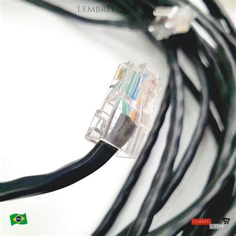 Cabo De Rede Ethernet Metros Internet Lembrei Que Tem