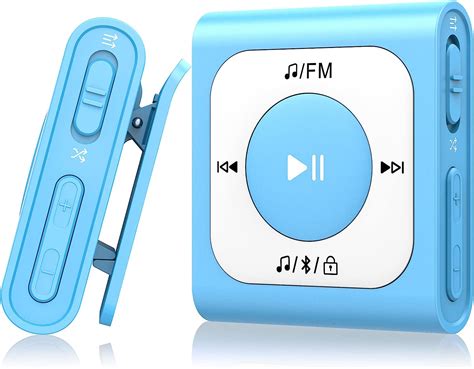 GB Clip MP Player With Bluetooth AGPTEK A PL Portable Music Player With FM Radio Shuffle