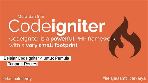 Tutorial Codeigniter 4 12 Tentang Routes Youtube