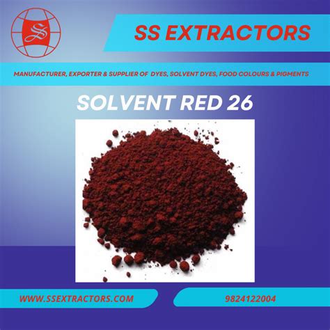 Solvent Red 26 Ss Extractors