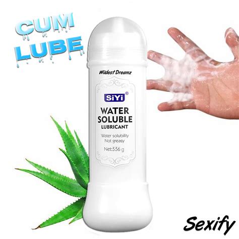 Cum Lube Lubricant Realistic Jizz Fake Sperm Stringy Sex Toy White