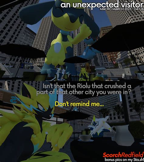 [macro March] An Unexpected Visitor By Scorchredfield On Deviantart