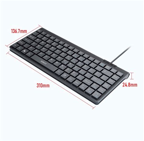 Robot Rk10 Mini Usb Wired Keyboard Ultra Thin Computers And Tech Parts And Accessories Computer