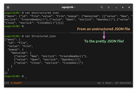 Linux 命令行中的漂亮打印 JSON