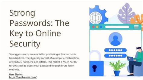 Creating Strong Passwords To Enhance Online Security Ppt