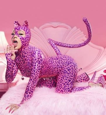 Doja Cat Costume Freak Album Purple Leopard Print Jumpsuit Cosplay