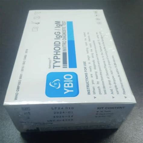 Y Bio Typhoid Test Kit At ₹ 18 Piece In Tiruppur Id 2853707563333
