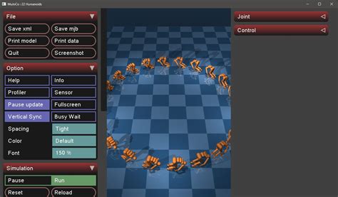 Mujocoを使ってみる その1（環境構築、サンプルプログラムの実行） 趣味的ロボット研究所