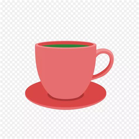 带碟子的红参瓷杯里一杯淡淡的绿PNG图片素材下载 图片编号jyoppmpq 免抠素材网