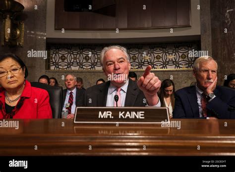 Washington Dc Usa 14th Jan 2025 U S Senator Tim Kaine D Va