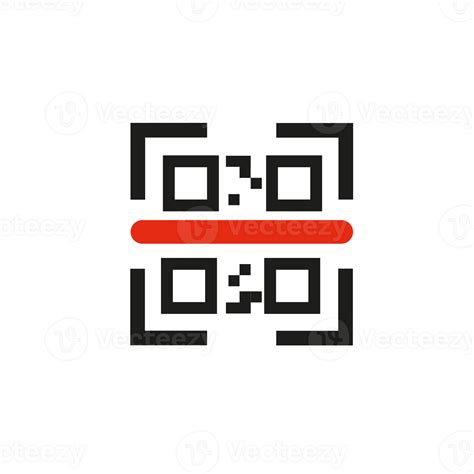black qr code scan minimal badge flat simple trend modern qrcode ui
