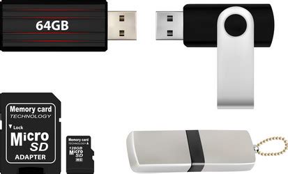 Isometric Usb Flash Drive In Minimalistic Vector Image